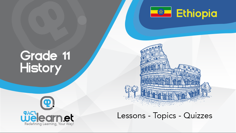 Grade 11 - History - WeLearn.et