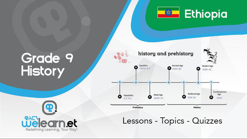 Grade 9 - History - WeLearn.et